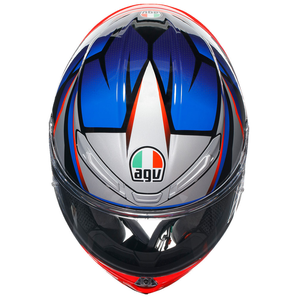 AGV K6 S Slashcut Helmet - Sportbike Track Gear