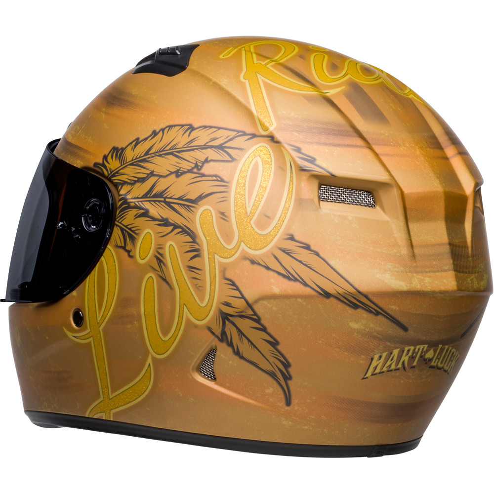 Bell Qualifier DLX MIPS Hart Luck Live Helmet - Sportbike Track Gear