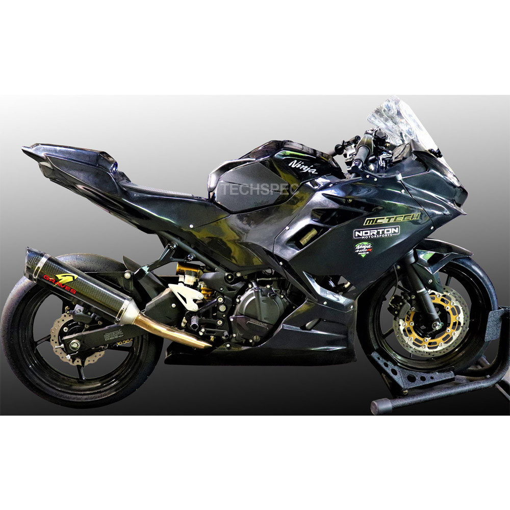 Techspec Kawasaki Ninja 500 2024 Gripster Tank Grip Extension Kit