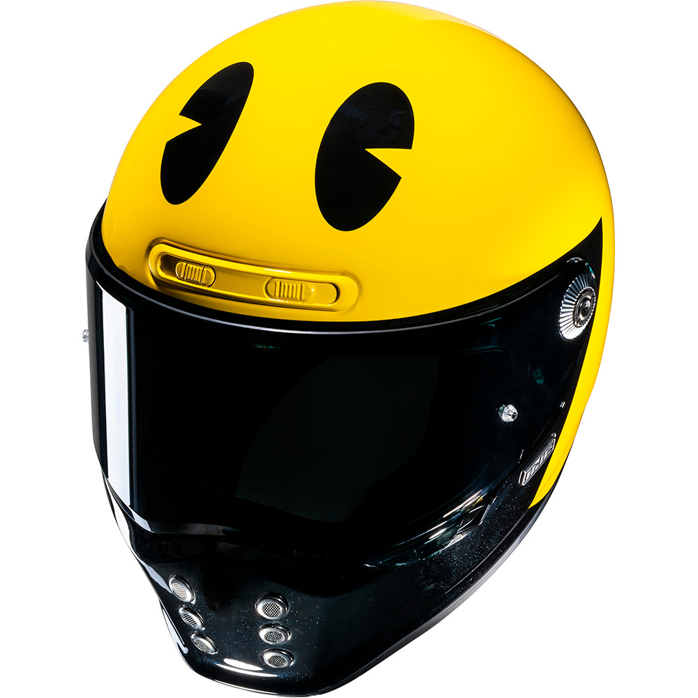 HJC V10 Pac Man Helmet - Sportbike Track Gear