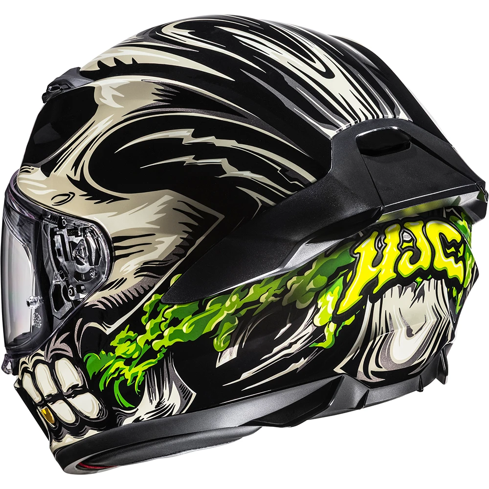 HJC i11 Acid Skull Helmet - Sportbike Track Gear