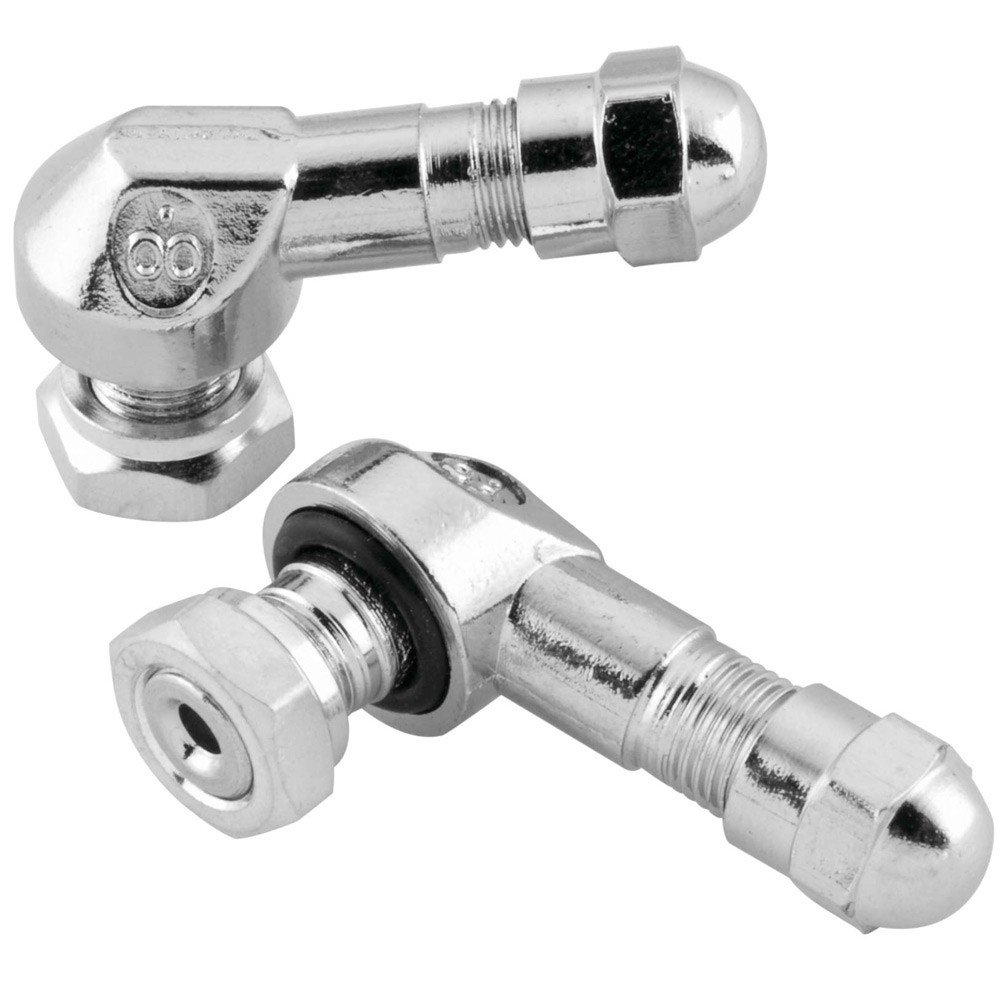 BikeMaster Angled Aluminum Valve Stems - Sportbike Track Gear