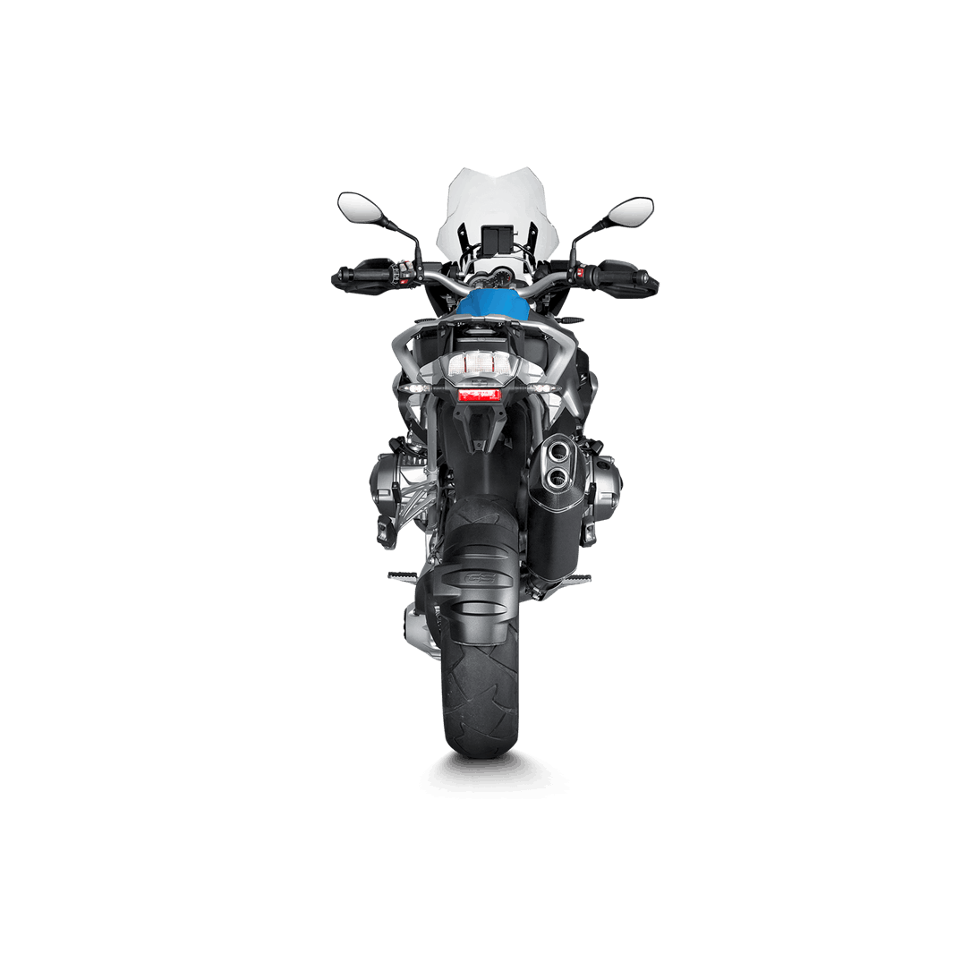 Akrapovic BMW R1200GS 13-16 Black Slip-On Exhaust - Sportbike Track Gear