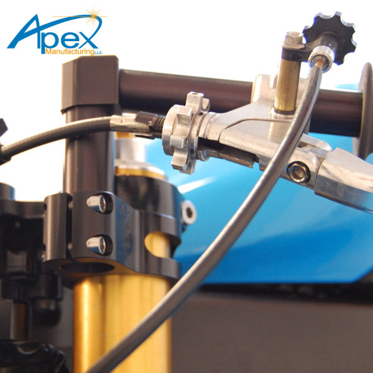 Apex 3" Adjustable Riser Clip Ons - Sportbike Track Gear