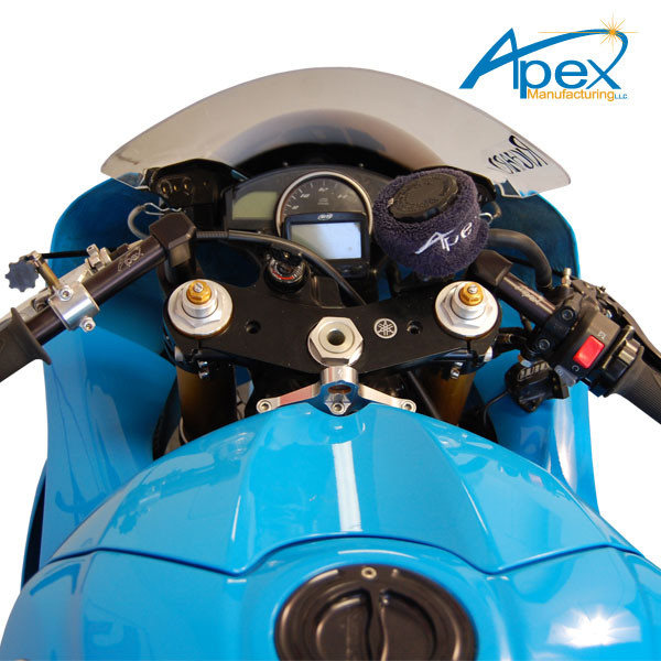 Apex 3" Adjustable Riser Clip Ons - Sportbike Track Gear