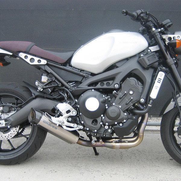 M4 Exhaust Yamaha XSR900 2016-2019 Full Exhaust RM1 Carbon Canister