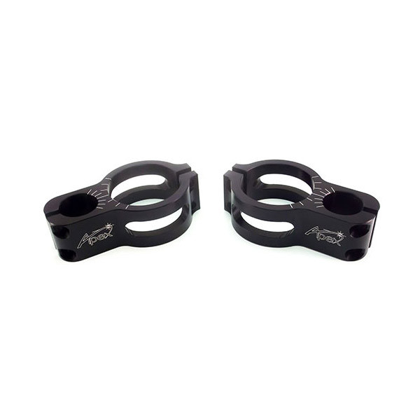 Apex 4" Adjustable Riser Clip Ons - Sportbike Track Gear