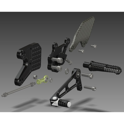 Attack Performance Yamaha R3 2015-2021 Rearsets