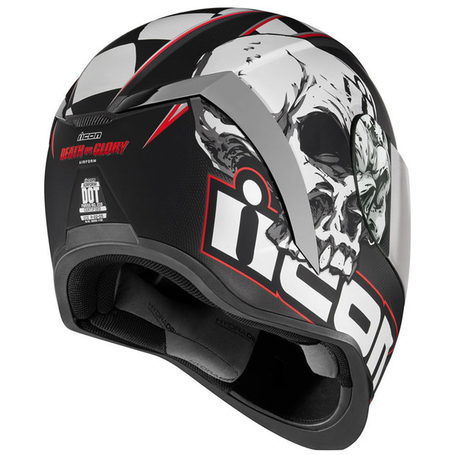 Icon Airform Death or Glory Helmet [Limited Sizes] - Sportbike Track Gear