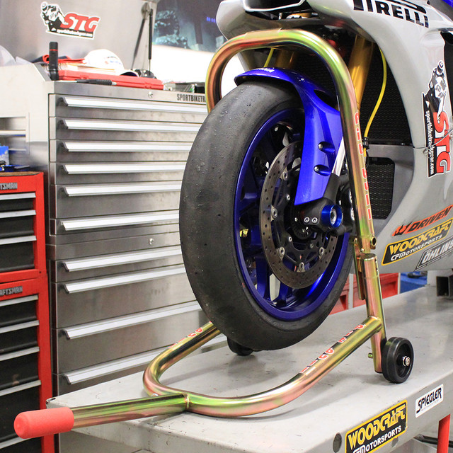 Pit Bull Ducati Hybrid Headlift Front Stand - Sportbike Track Gear