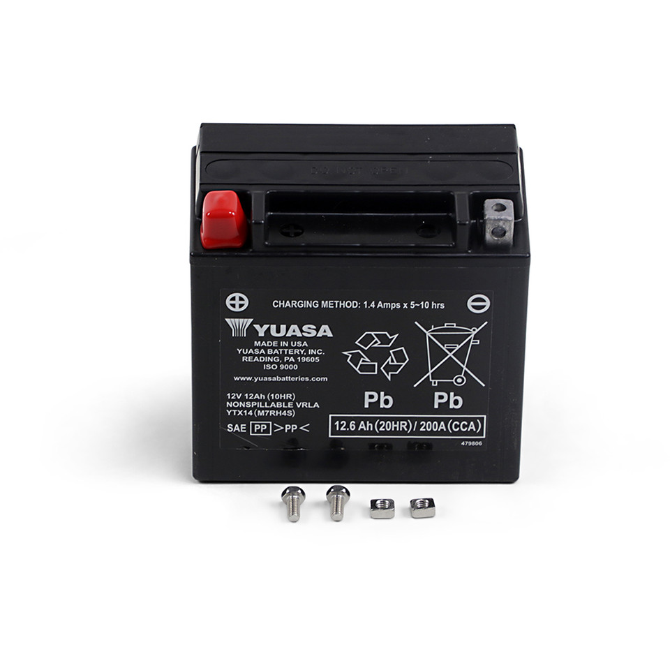 Yuasa 2014 Yamaha Apex X-TX 1000 AGM Maintenance-Free Battery YTX14 ...