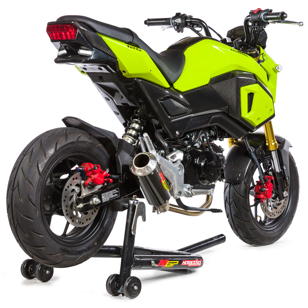 2017-2020 Honda Grom Hotbodies Racing MGP Low Mount Full Exhaust System
