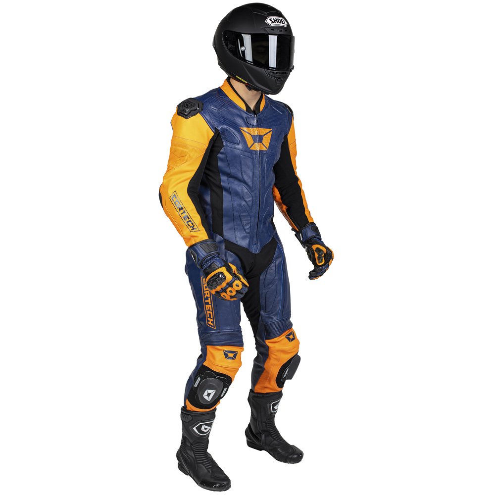 Cortech Apex V1 One Piece Leather Race Suit - Sportbike Track Gear