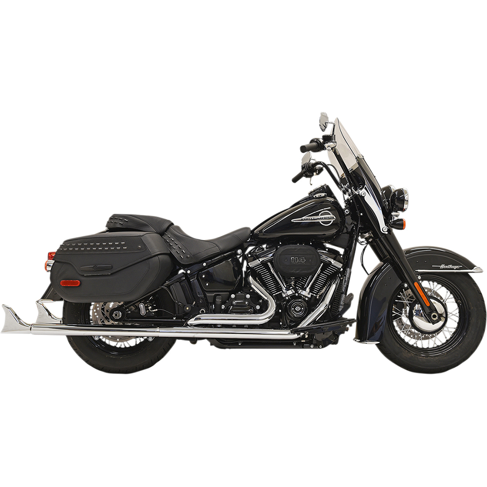 Bassani Xhaust 2018-2019 Harley-Davidson Softail Fat Boy FLFB Fishtail ...