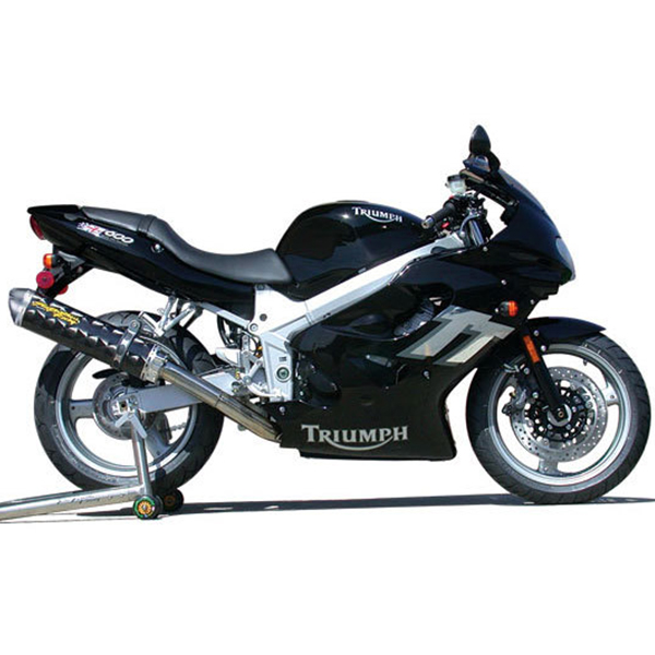 Two Brothers Triumph TT600 02-06 M-2 Black Series Slip-On Exhaust ...