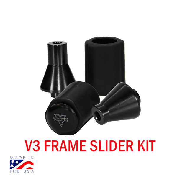 Vortex V3 Frame Sliders Suzuki GSX-R1000 01-02 - Sportbike Track Gear