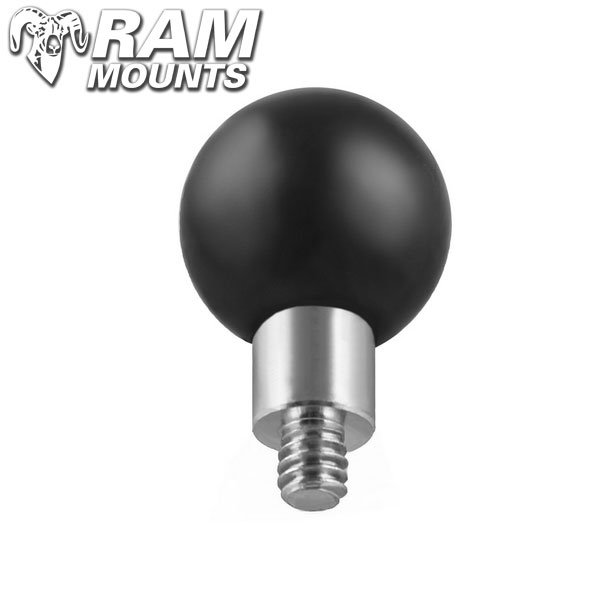 Ram Mounts 1" Ball with 1/4"-20 Male Threaded Post for Cameras ...