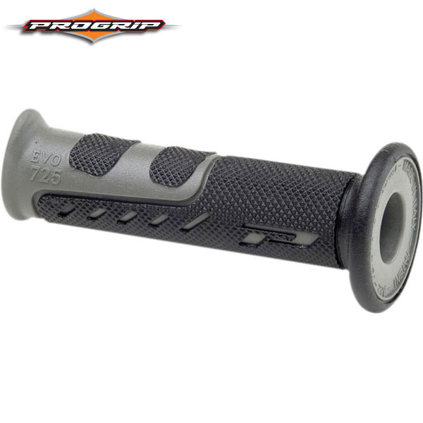 ProGrip 725 Evo Molded Gel Grips Grey/Black - Sportbike Track Gear