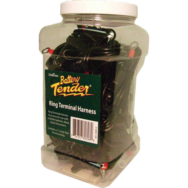 Battery Tender Quick Disconnect Leads W/Ring Connector 25Pk - Sportbike ...