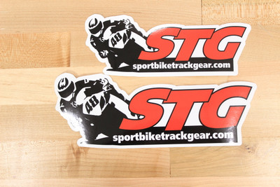 STG Logo Sticker - Sportbike Track Gear