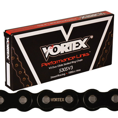 Vortex 530SV3 Duo-Glide Motorcycle Chain - Sportbike Track Gear
