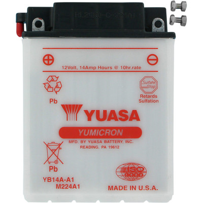 Yuasa 1983-1986 Yamaha YTM 225 DX Tri-Moto Conventional Battery ...