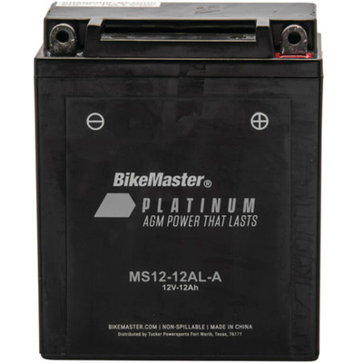 BikeMaster Kawasaki EN500C Vulcan 96-10 AGM Platinum Battery ...