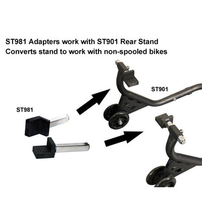 Vortex Rear Stand Adapters for no Spools - Sportbike Track Gear
