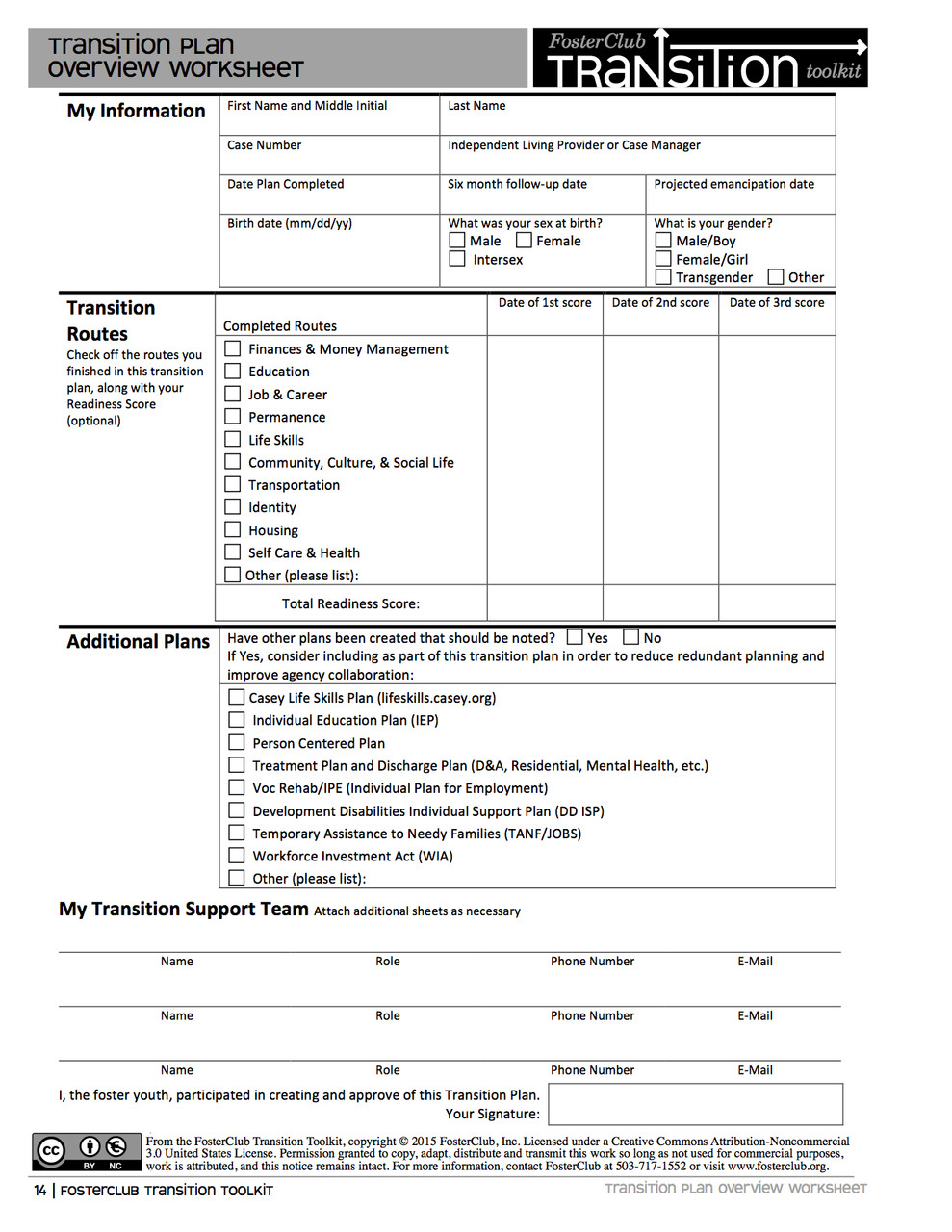 Transition Toolkit - FREE Download - Store | FosterClub