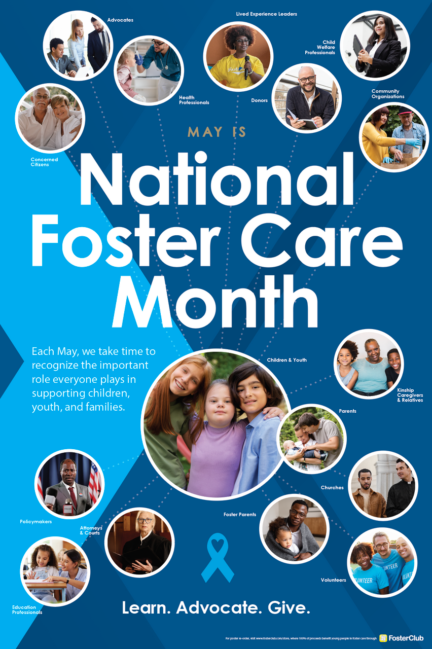 National Foster Care Month Poster - Store | FosterClub
