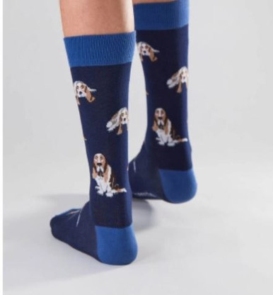 BeBasset Organic Socks-Men's Sizing - The Slobber Shoppe