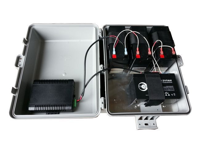 Tycon Systems RPPL2448-36-30 30W Solar, 24V 18Ah Batt, 48V PoE ...