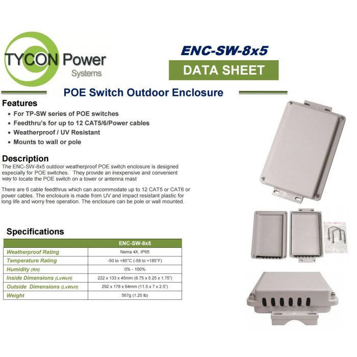 Netonix WS-6-MINI Managed Passive PoE+ Gigabit Switches