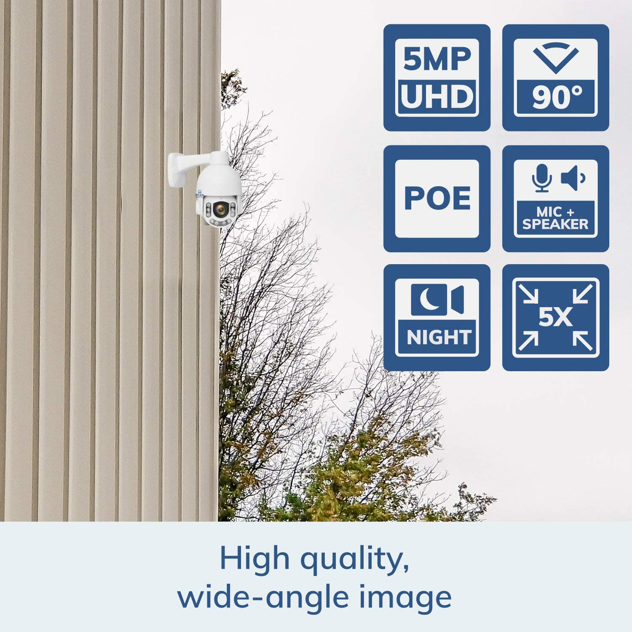 IPCAM CENTRAL IPCC-5080E Mini HDPro V1 - 5x Optical Zoom, HD 5.0 Mega ...