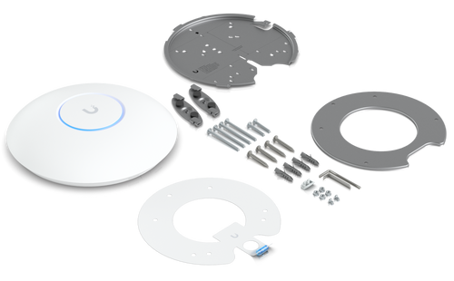 Ubiquiti U7-Pro-US WiFi 7 Ceiling Mounted AP 6 Spatial Streams Tri Band 2.4/5/6 GHz 2.5 GbE PoE+ ...