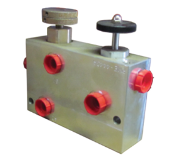 900-3944-18: Dual Flow Control W/Sae #6 Ports 2900 Track