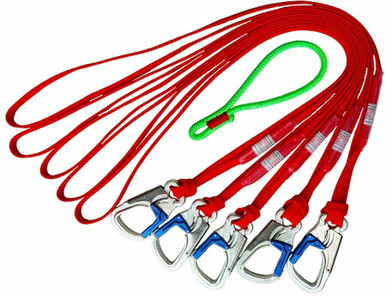 Nylon Rigging Loop Speed line Kit 5 Double Locking Aluminum Snaphooks ...