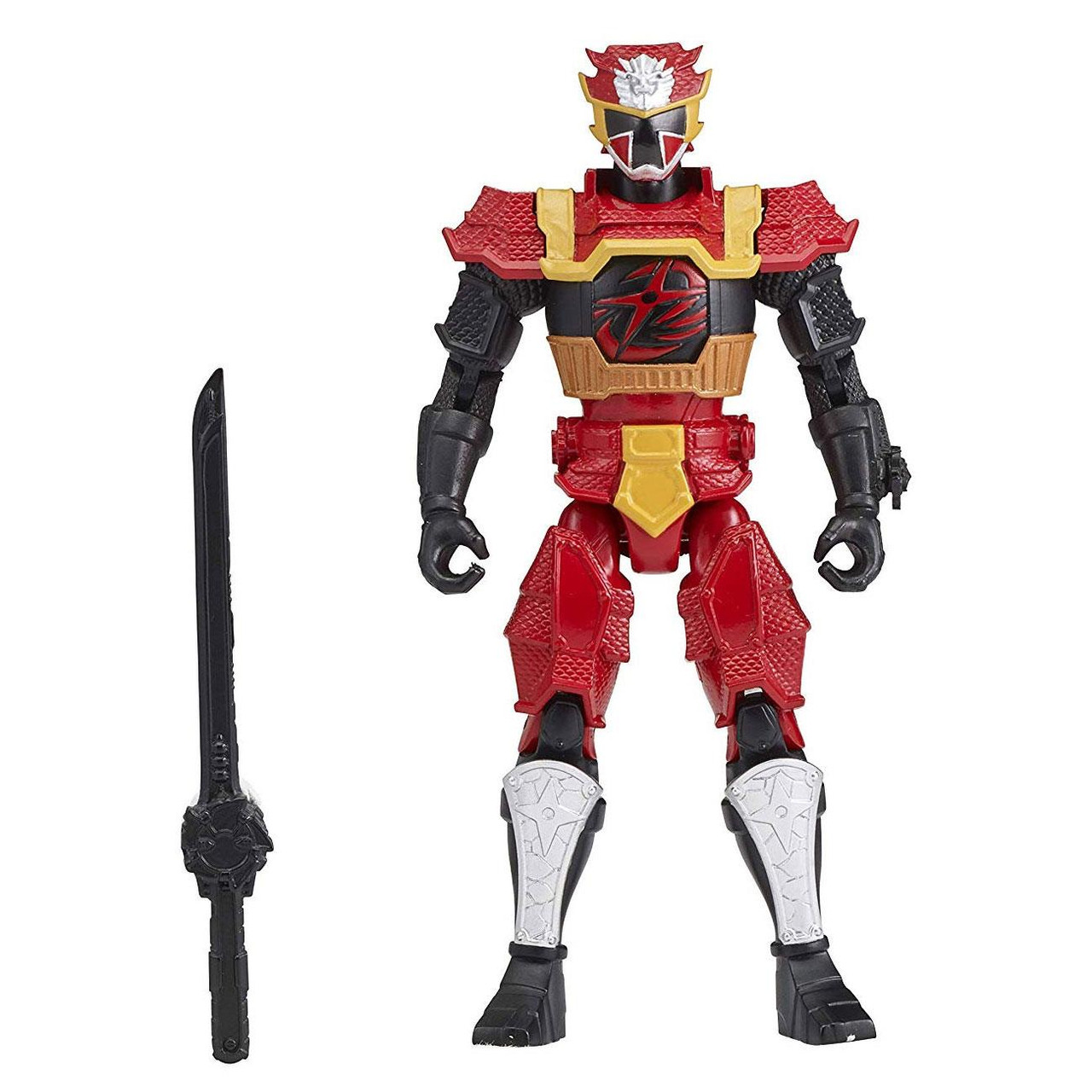 Power Rangers Super Ninja Steel 5" Lion Fire Armor RED RANGER Action ...