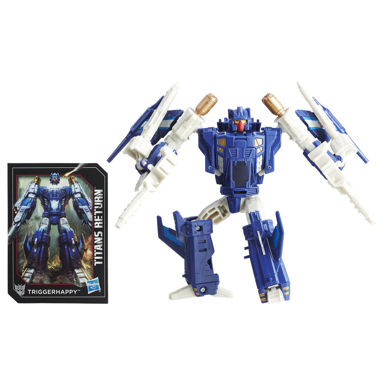 Transformers Titans Return Deluxe Class TRIGGERHAPPY with BLOWPIPE The Toy Barn