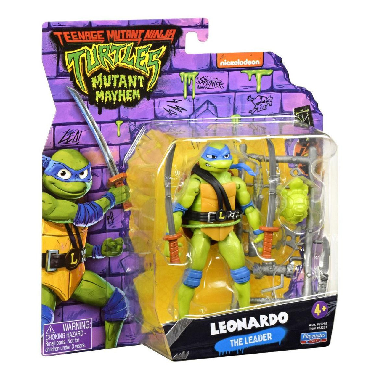 Teenage Mutant Ninja Turtles Mutant Mayhem Movie LEONARDO Action Figure The Toy Barn