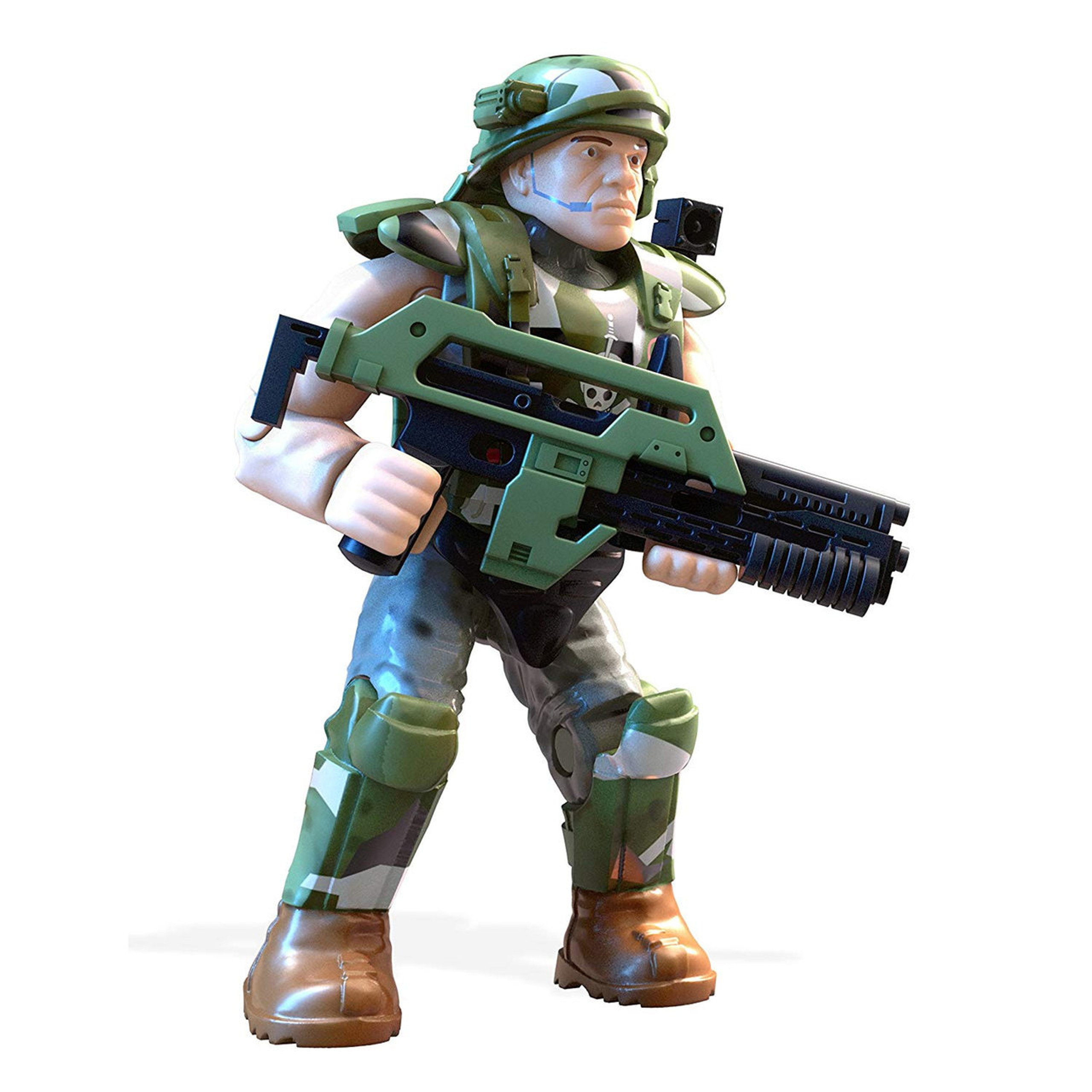 Mega Construx Heroes Series 1: Aliens COLONIAL MARINE Buildable Figure ...