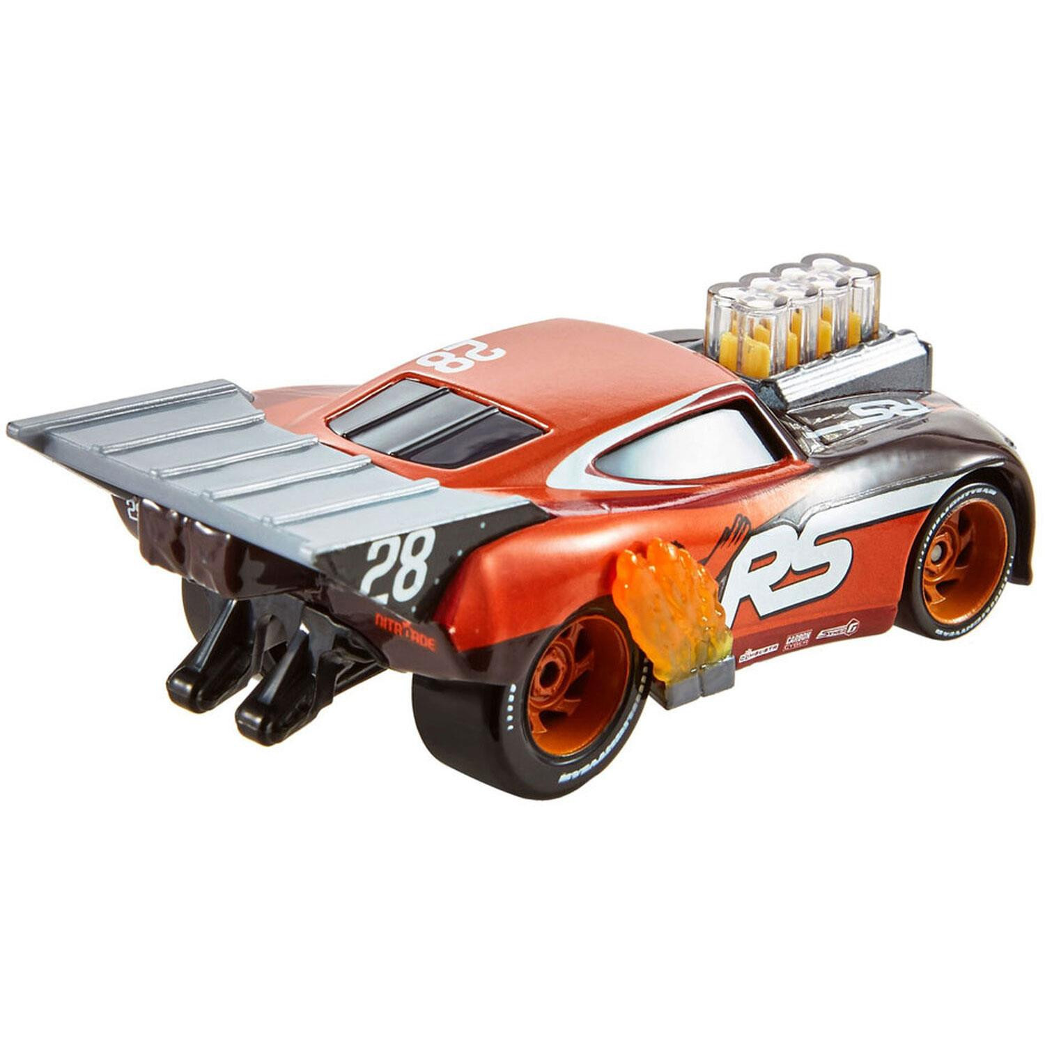 Disney Pixar Cars: XRS Drag Racing TIM TREADLESS (Nitroade) 1:55 Scale ...