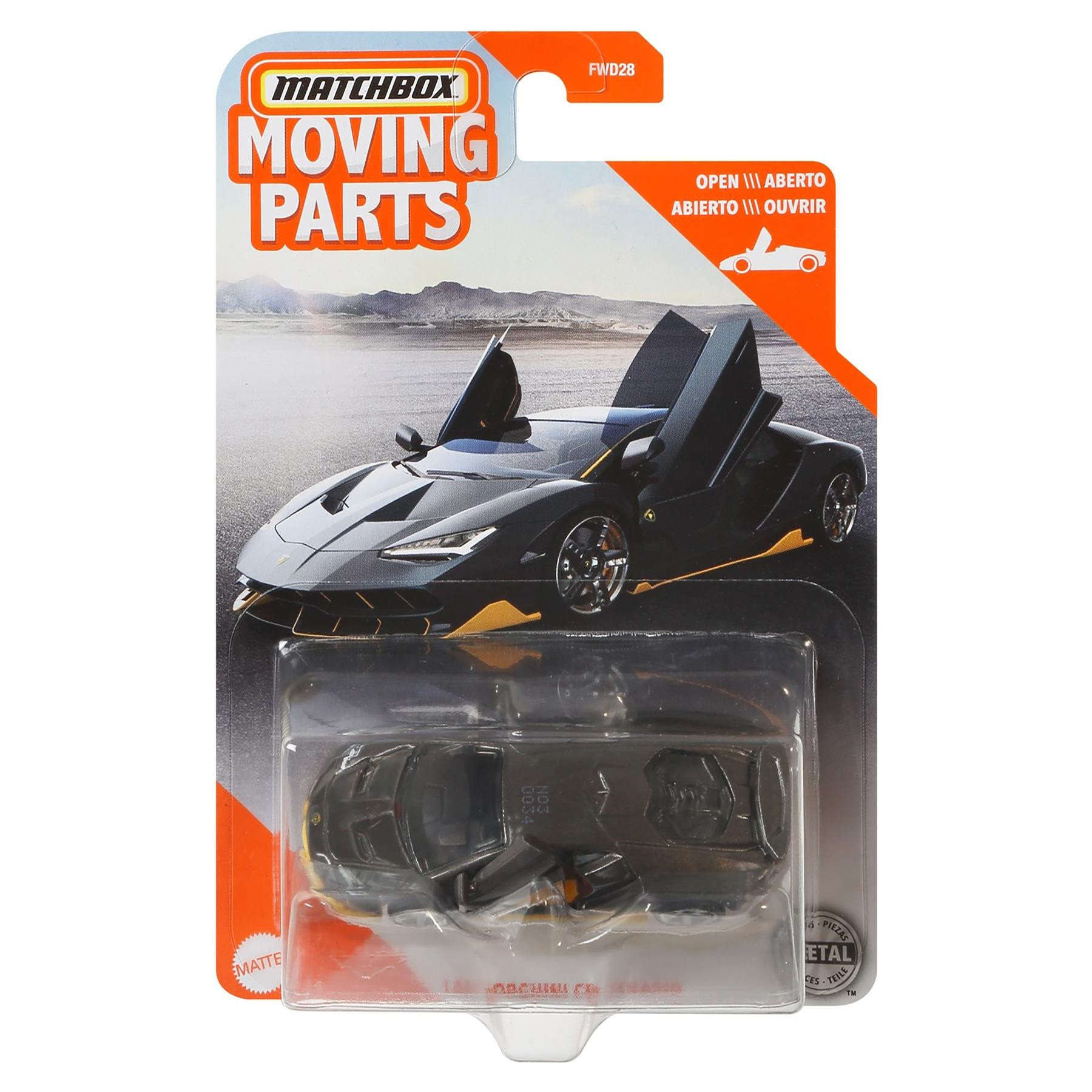 Matchbox Moving Parts LAMBORGHINI CENTENARIO 1:64 Scale Die-cast ...