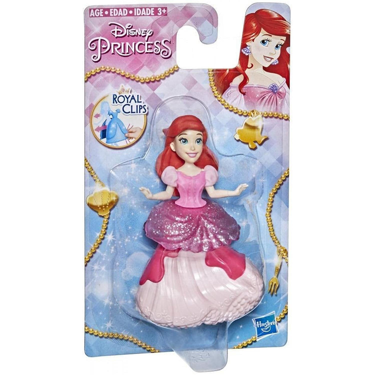 Disney Princess 3.5-inch ARIEL Doll with Royal Clips Fashion - The Toy Barn