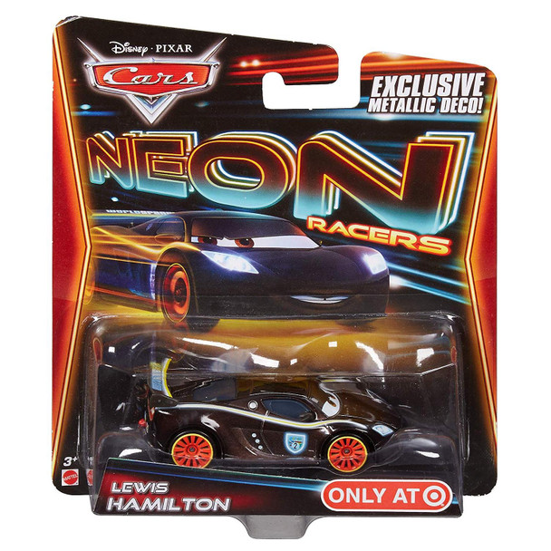 Disney Pixar Cars Neon Racers LEWIS HAMILTON 1:55 Scale Die-Cast ...