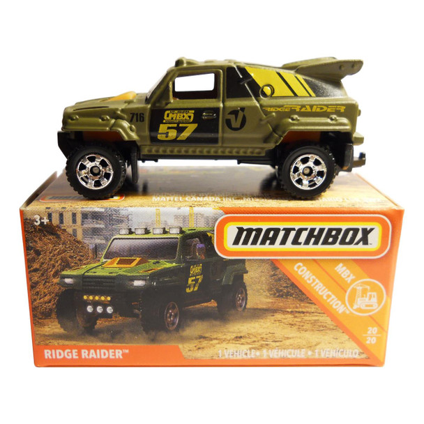 Matchbox Power Grabs RIDGE RAIDER 1:64 Scale Die-cast Vehicle - The Toy ...