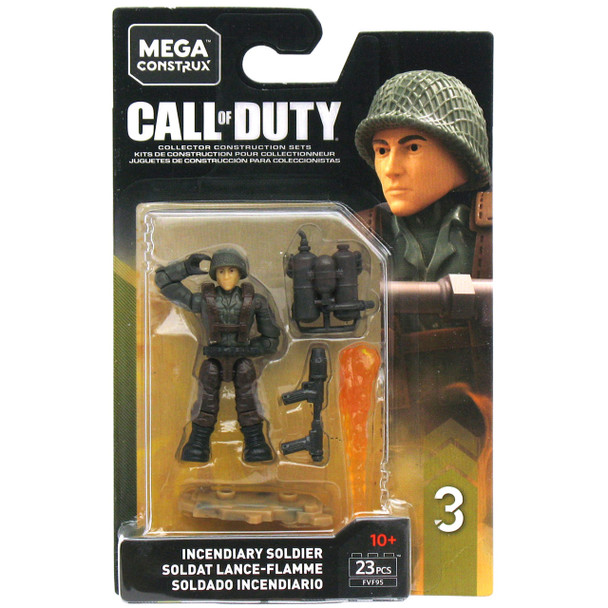 Mega Construx Call of Duty Specialists Series 3: INCENDIARY SOLDIER ...