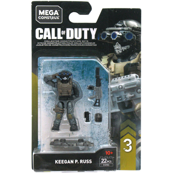 Mega Construx Call of Duty Specialists Series 3: KEEGAN P. RUSS Figure ...