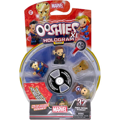 Marvel Ooshies XL Hologram Series 6-Pack (Including Hawkeye) - The Toy Barn