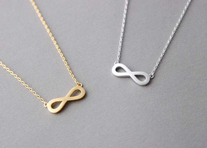 Surface Silver Infinity Necklace - kellinsilver.com